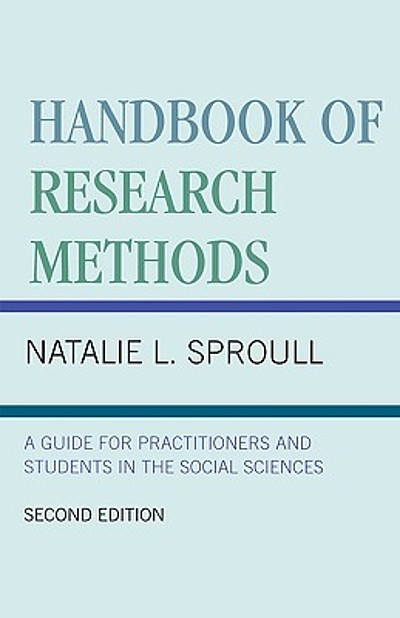 Handbook of research methods : a guide for practitioners and students ...