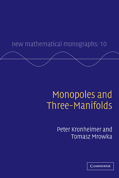 Monopoles and three-manifolds | WorldCat.org