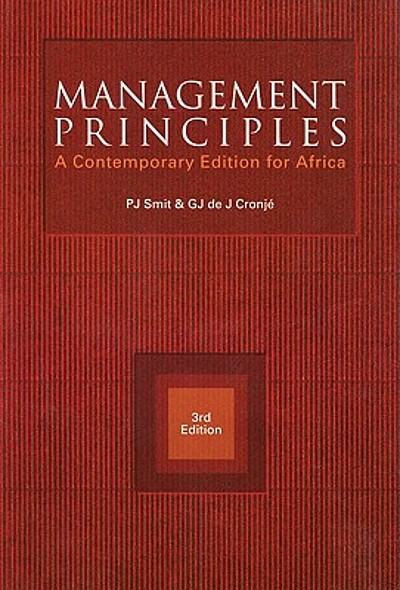 Management principles : a contemporary edition for Africa | WorldCat.org Management principles : a contemporary edition for Africa | WorldCat.org