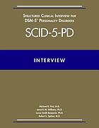 SCID-5-SPQ : Structured Clinical Interview for DSM-5 Screening ...