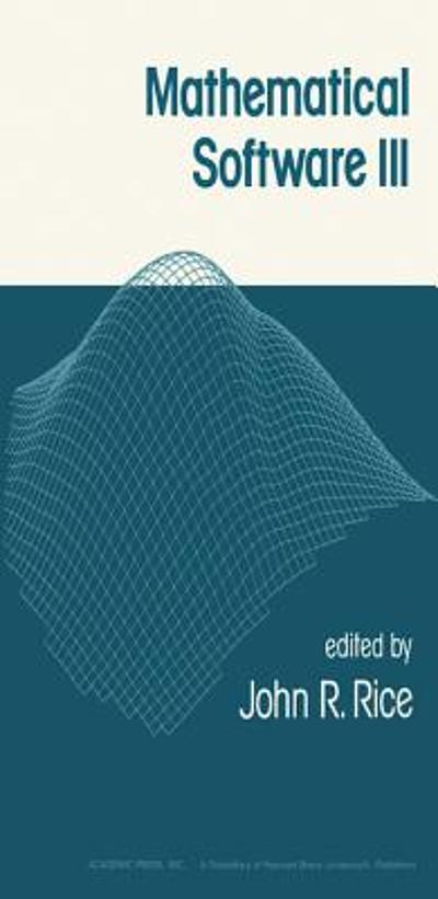 Mathematical software III : proceedings of a Symposium conducted by the ...