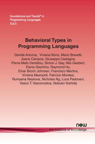 Behavioral types in programming languages | WorldCat.org