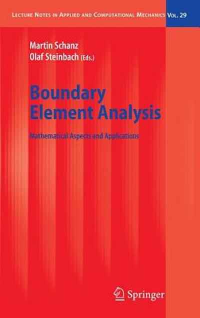 Boundary element analysis : mathematical aspects and applications | WorldCat.org