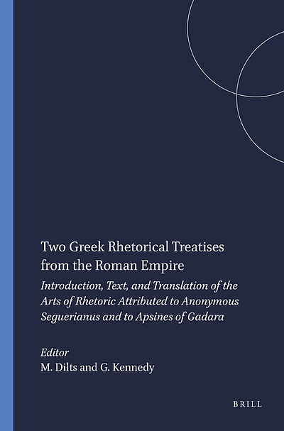 Two Greek rhetorical treatises from the Roman Empire : introduction ...