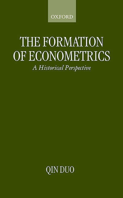 The formation of econometrics : a historical perspective | WorldCat.org