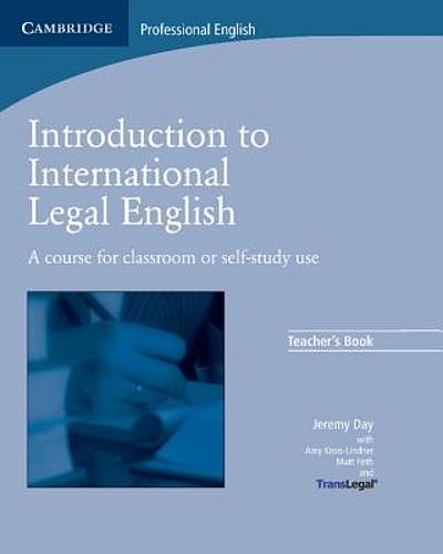 Introduction to international legal English : a course for classroom or ...