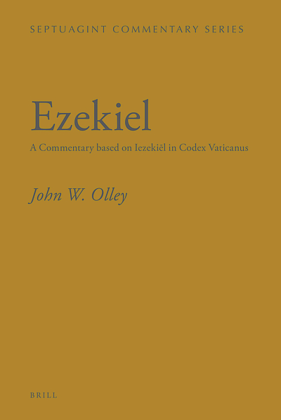 Ezekiel : a commentary based on Iezekiēl in Codex Vaticanus | WorldCat.org