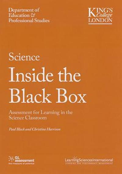 Science inside the black box : assessment for learning in the science ...