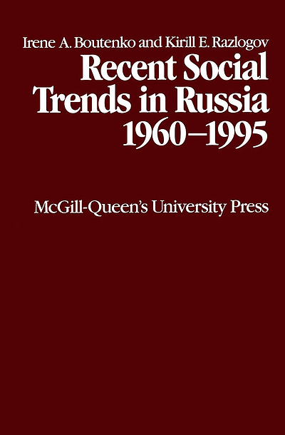 Recent social trends in Russia, 1960-1995 | WorldCat.org