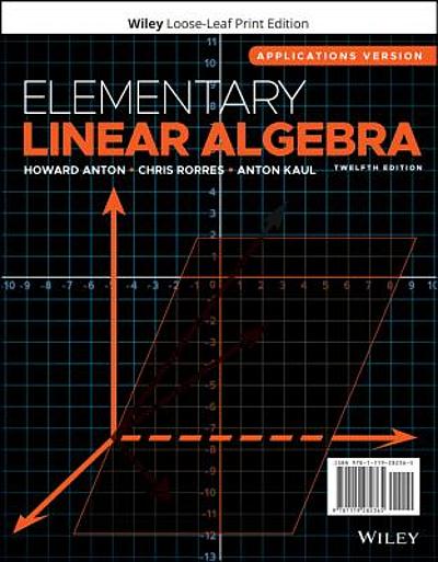 Elementary linear algebra : applications version | WorldCat.org