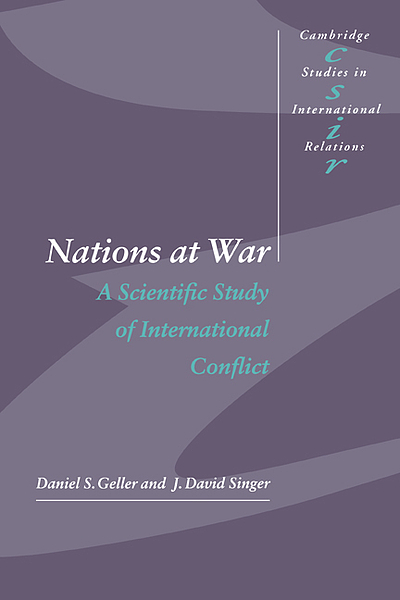 Nations at war : a scientific study of international conflict ...