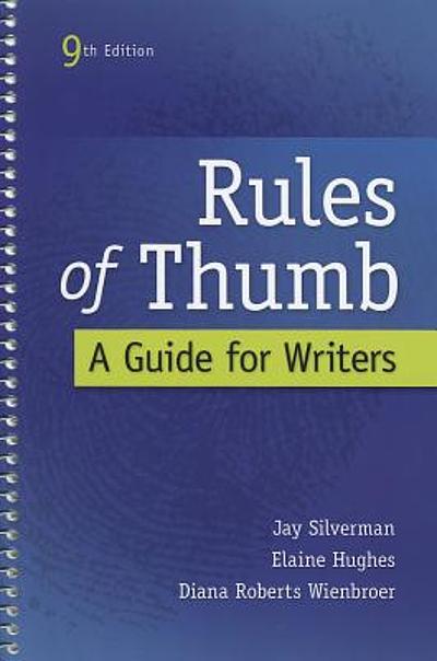 Rules of Thumb : a Guide for Writers | WorldCat.org