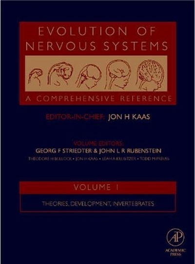 Evolution Of Nervous Systems A Comprehensive Reference Volume 1 Theories Development
