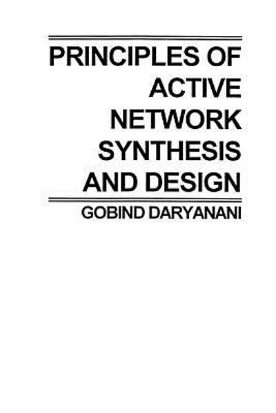 Principles of active network synthesis and design | WorldCat.org
