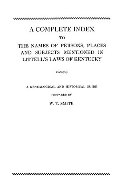 A complete index to the names of persons, places and subjects mentioned ...