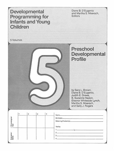 DPIYC : developmental programming for infants and young children ...