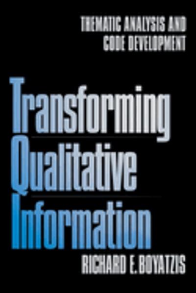 Transforming qualitative information : thematic analysis and code development | WorldCat.org