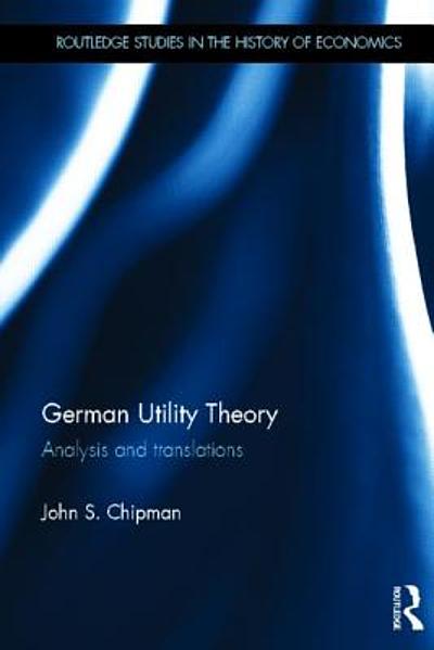 German Utility Theory: Analysis and Translations | WorldCat.org