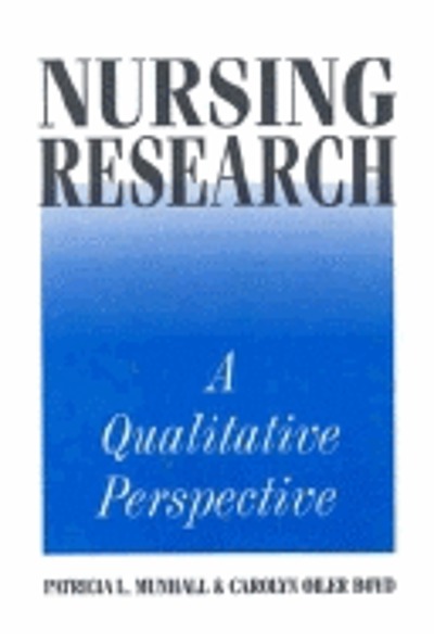 Nursing research : a qualitative perspective | WorldCat.org