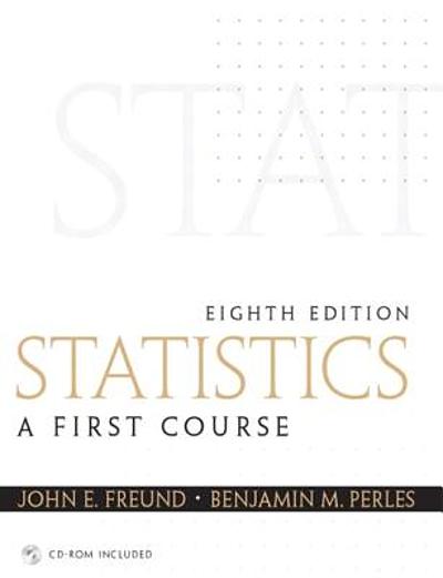 Statistics : a first course | WorldCat.org