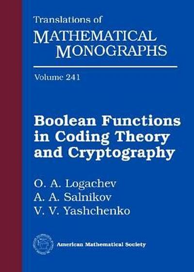 Boolean Functions In Coding Theory And Cryptography