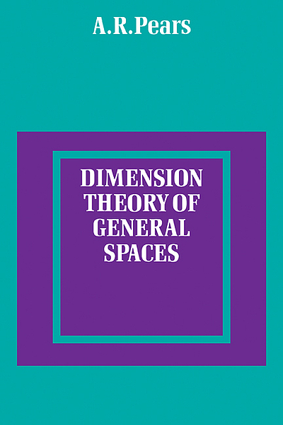Dimension theory of general spaces | WorldCat.org