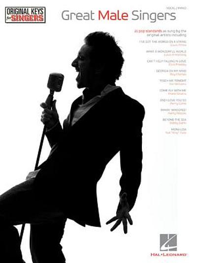 Great male singers : vocal/piano : [21 pop standards as sung by the ...
