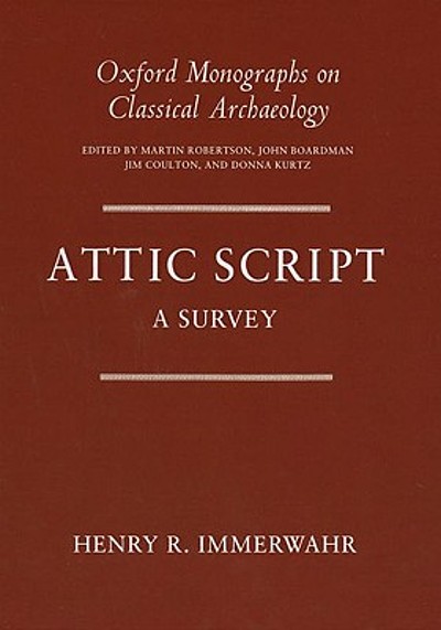 Attic script : a survey | WorldCat.org