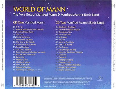 World of Mann : the very best of Manfred Mann & Manfred Mann's Earth Band | WorldCat.org