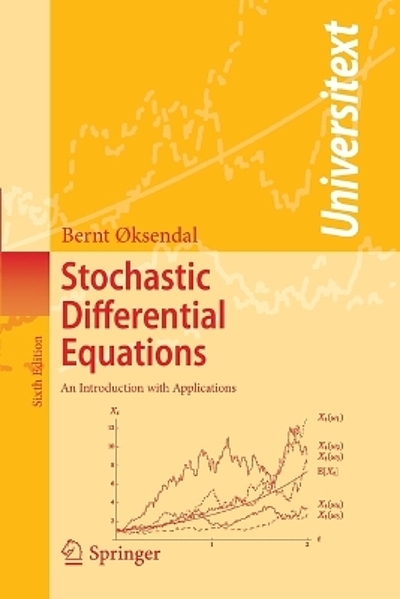 Stochastic differential equations : an introduction with applications | WorldCat.org