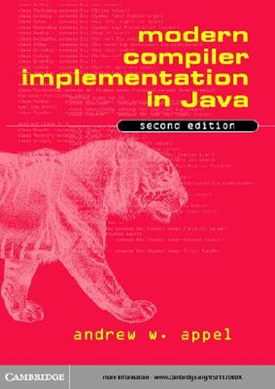 Modern compiler implementation in Java | WorldCat.org Modern compiler implementation in Java | WorldCat.org