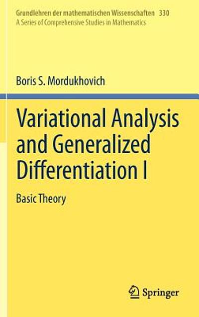 Variational analysis and generalized differentiation. I | WorldCat.org