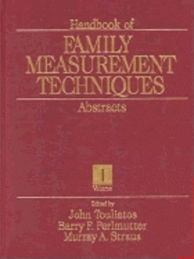 Handbook of family measurement techniques | WorldCat.org