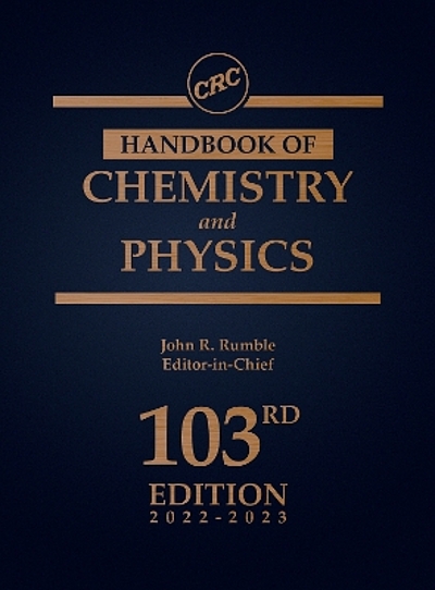 CRC handbook of chemistry and physics : a ready-reference book of ...