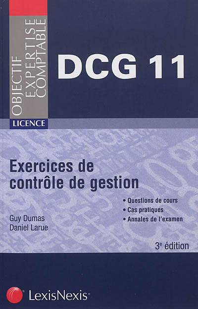 Exercices de contrôle de gestion : questions de cours, cas pratiques ...