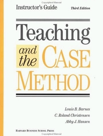 Teaching and the case method : instructor's guide | WorldCat.org