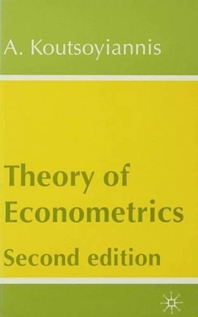 Theory Of Econometrics An Introductory Exposition Of Econometric Methods