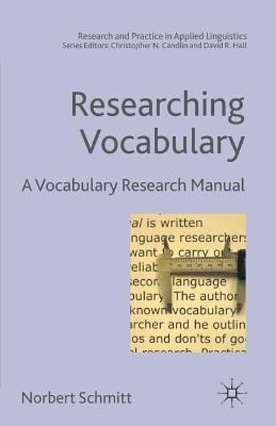Researching vocabulary : a vocabulary research manual | WorldCat.org