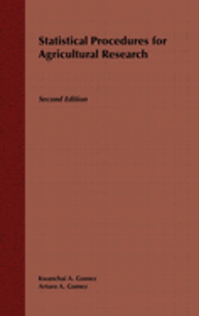 Statistical procedures for agricultural research | WorldCat.org